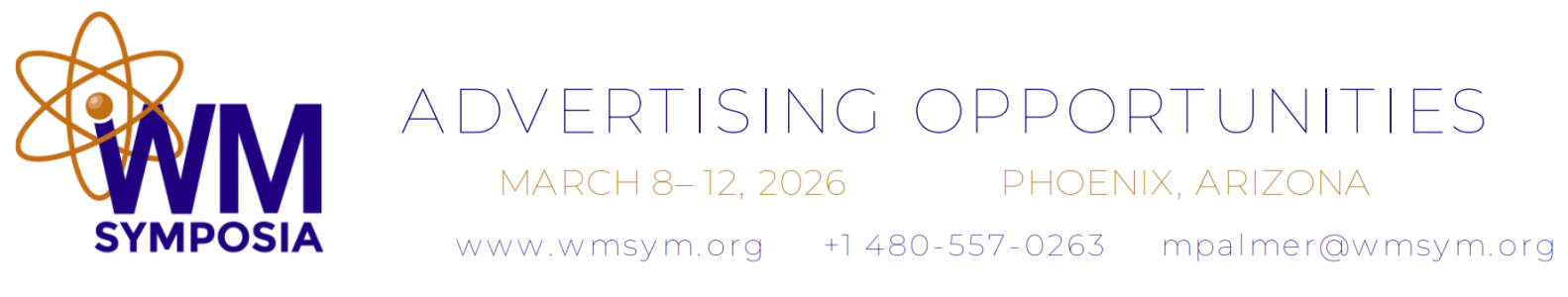 WM Symposia | Exhibit/Sponsor Rates and Information